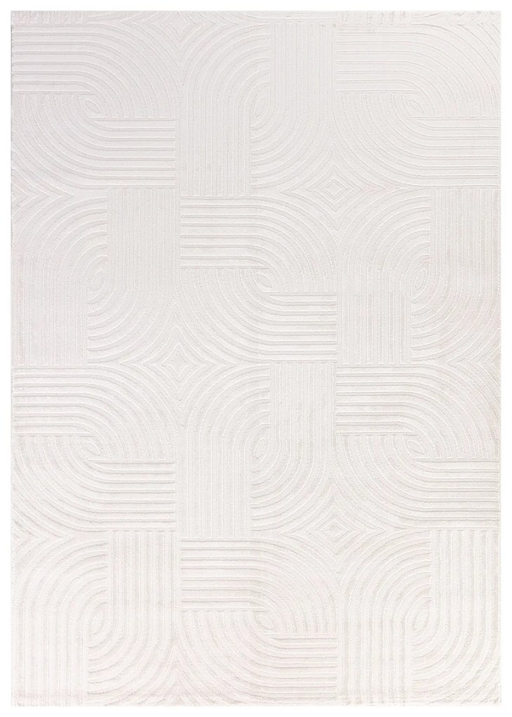 Ayyildiz, Kusový koberec Sahara 1112 Cream, 240x340, bílá, obývací pokoj