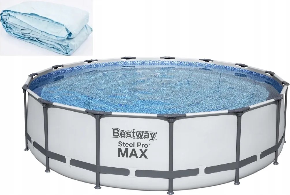 Obložení nového materiálu do bazénu Bestway Steel Pro Max 457 x 107 cm