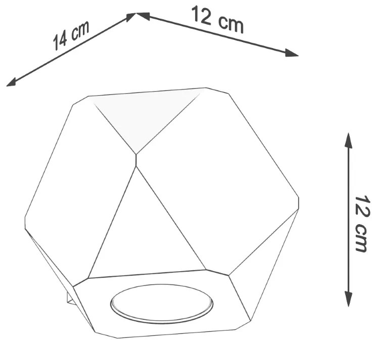 Nástěnné svítidlo Woody, 1x dřevěné stínítko