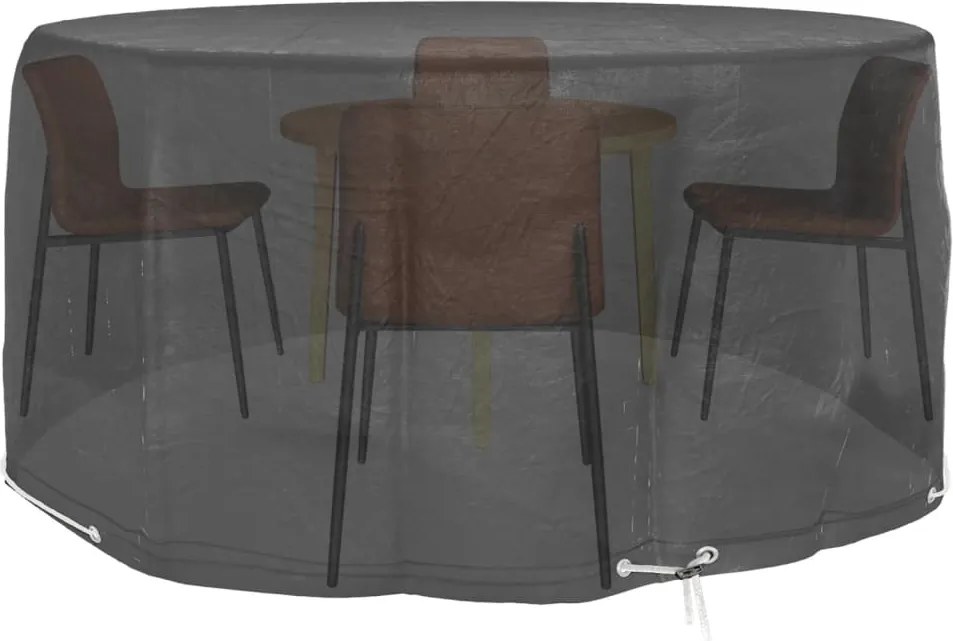 Plachty na zahradní nábytek 2 ks 10 oček Ø 230 x 90 cm kulaté 3155353
