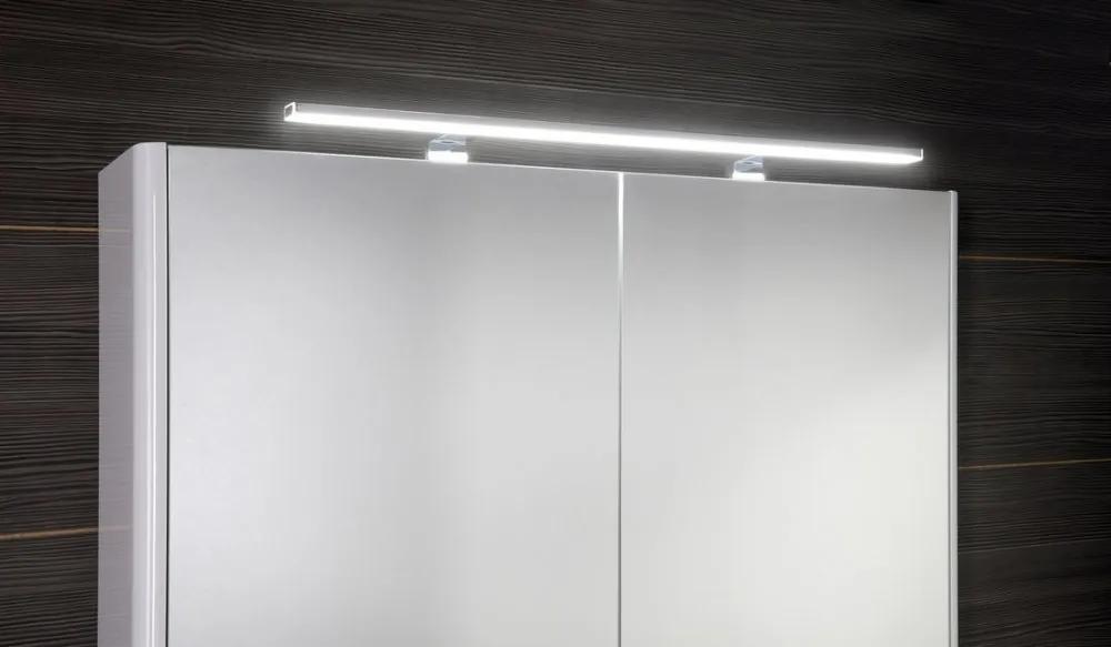 Sapho LUCIE galerka s LED osvětlením, 106x70x17cm, bílá LU105-0030