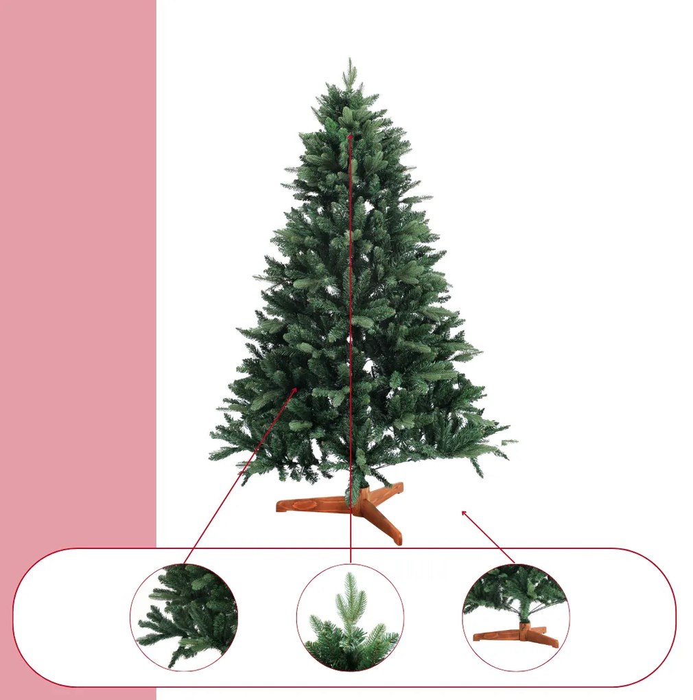 Jurhan Umělý vánoční stromeček FROST, 150cm, zelená