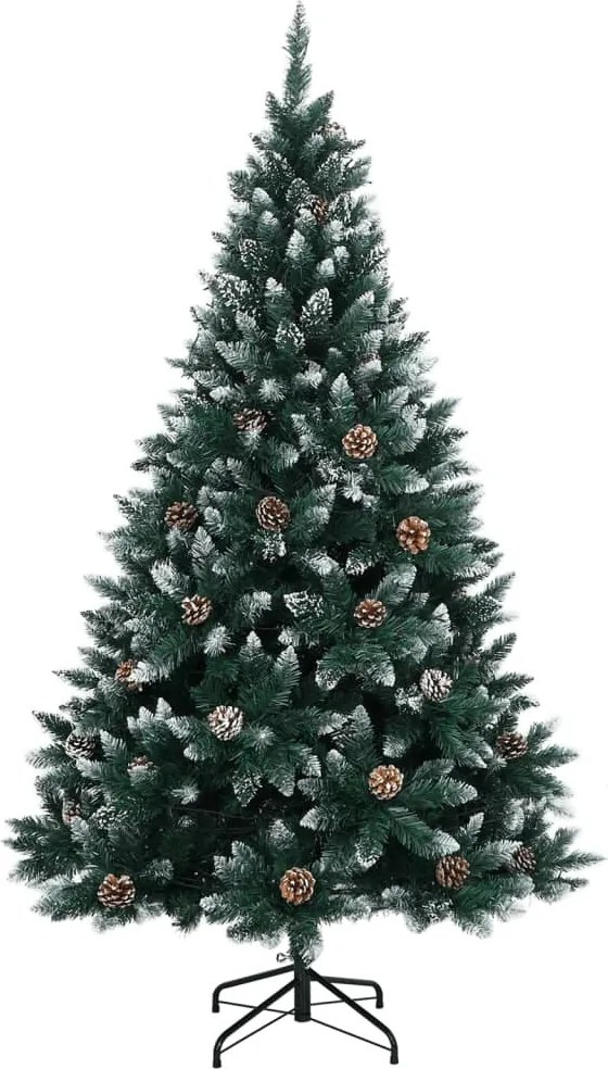 Umělý vánoční stromek s 300 LED 210 cm 3315776