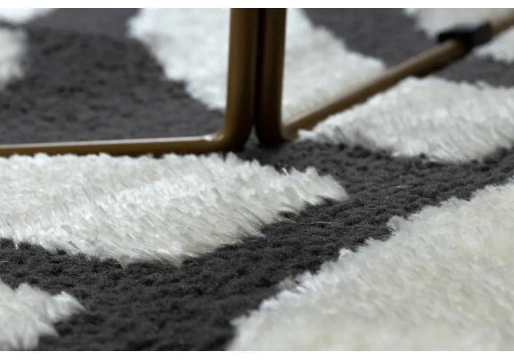 Kusový koberec Corylus krémovočerný 140x190cm