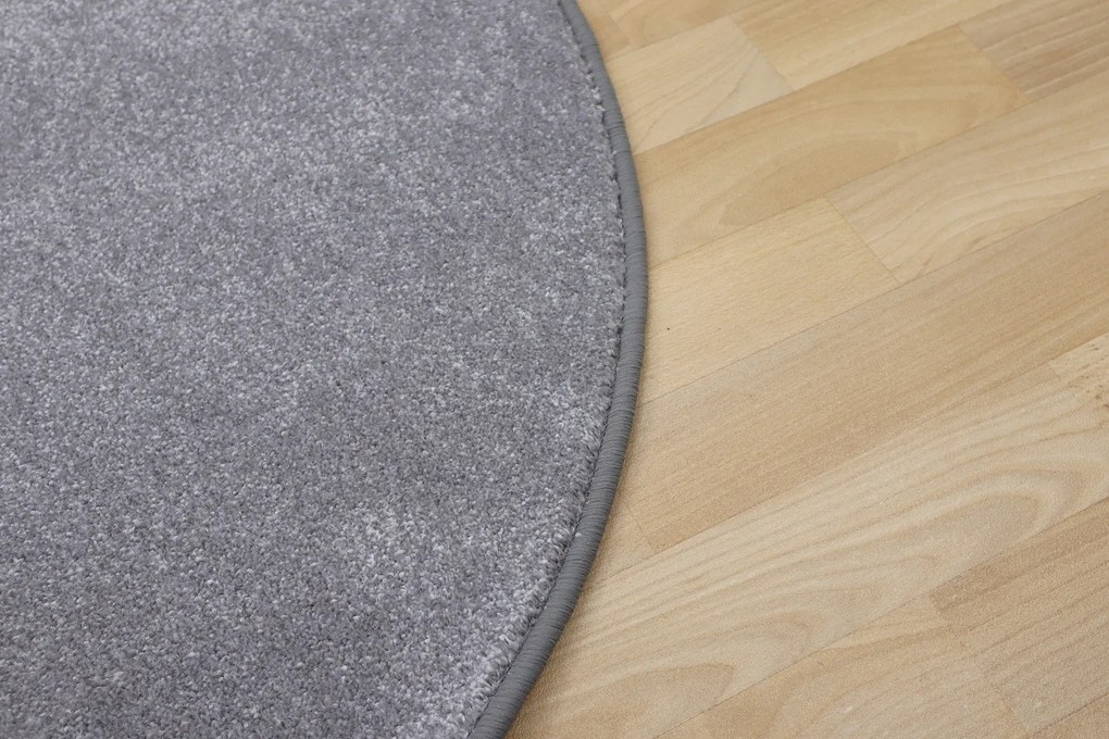 Vopi, Kusový koberec Apollo Soft šedý kruh, 250x250 (průměr) kruh, šedá, chodba / předsíň
