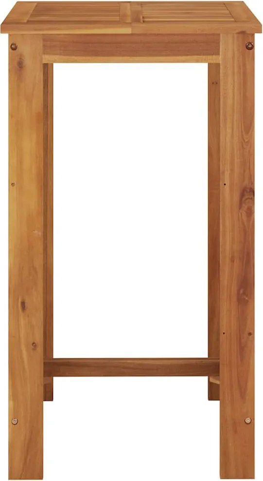 Zahradní barový stůl 60 x 60 x 105 cm masivní akáciové dřevo 319700