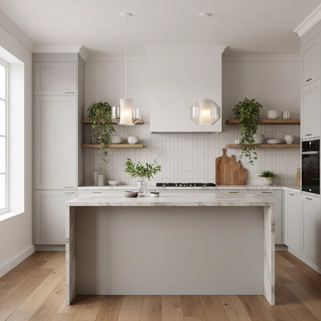 Toolight - závěsné svítidlo MARBLE E27 60W APP908-1CP, imitace mramoru, OSW-06674