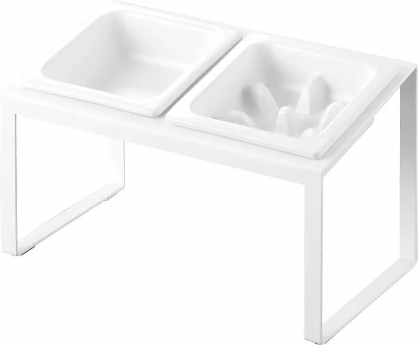 Keramický set misek s podstavcem pro domácího mazlíčka Nooks – YAMAZAKI