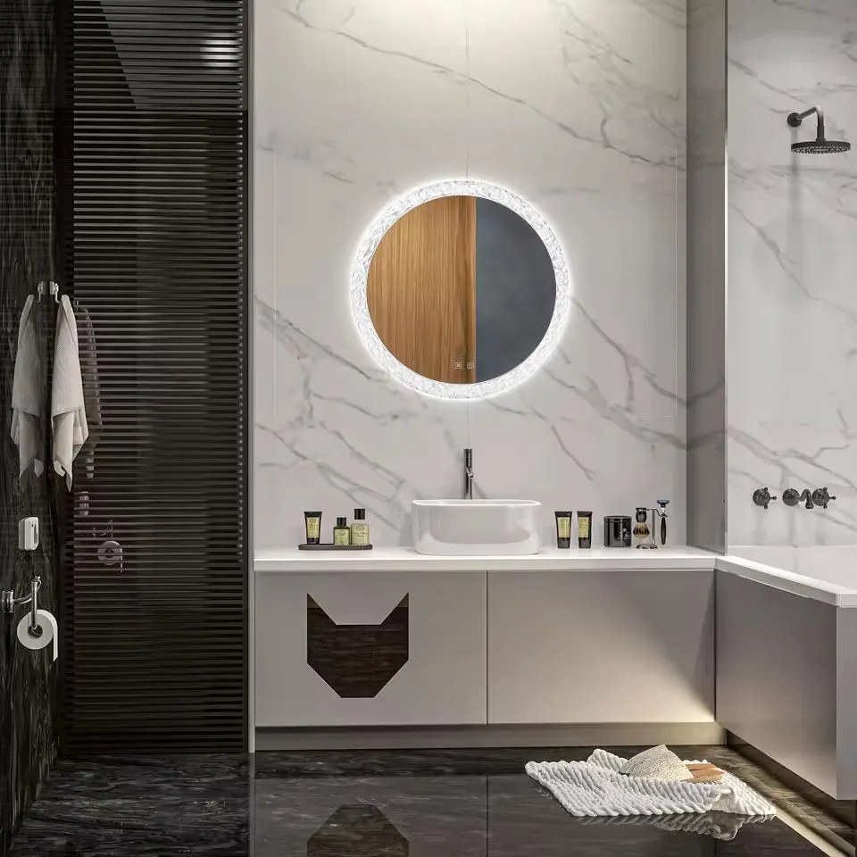 Tutumi Tutumi, LED křišťálové zrcadlo 60cm, model 107, HOM-02700