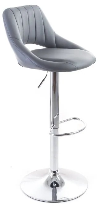 G21 Barová židle G21 Aletra koženková, prošívaná grey G21-60023094