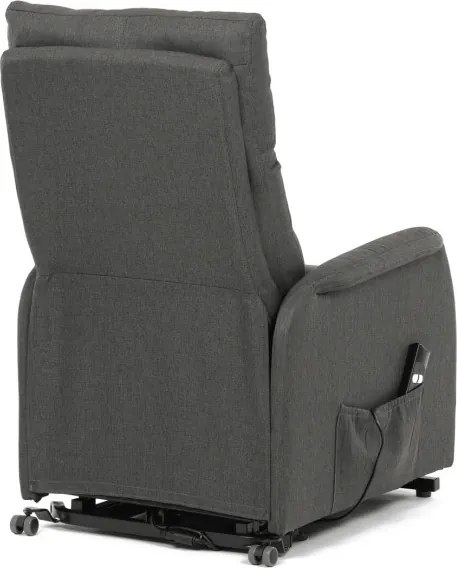 Polohovací křeslo šedé, elektrické TV-5482 GREY2