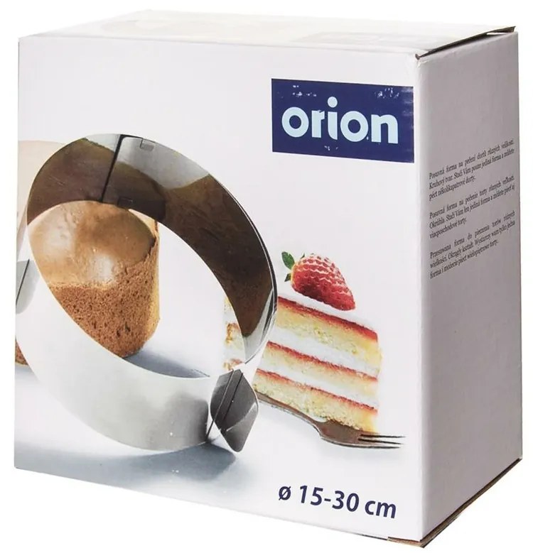 Orion Forma na dort posuvná, kulatá