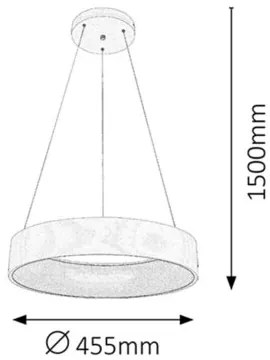 Rabalux ADELINE LED závěsné svítidlo 2509