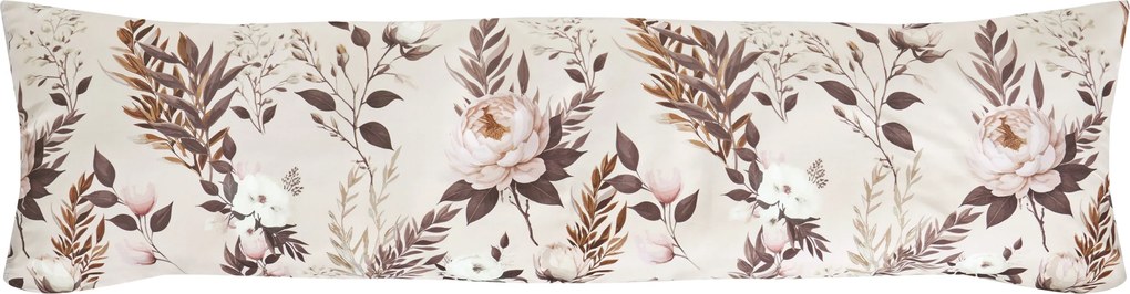 Livarno® Potah na polštář z mikrovláknitého saténu, 40 x 145 cm (béžová)