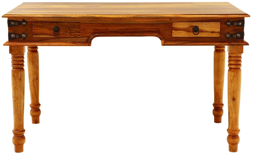 furniture-nabytek.cz - Psací stůl masív z dřeva palisandr 130x76x70