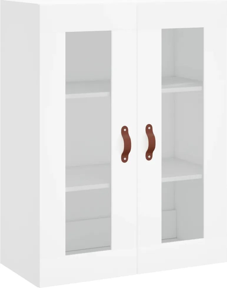 Skříň highboard bílá 69,5 x 34 x 180 cm kompozitní dřevo 3198697