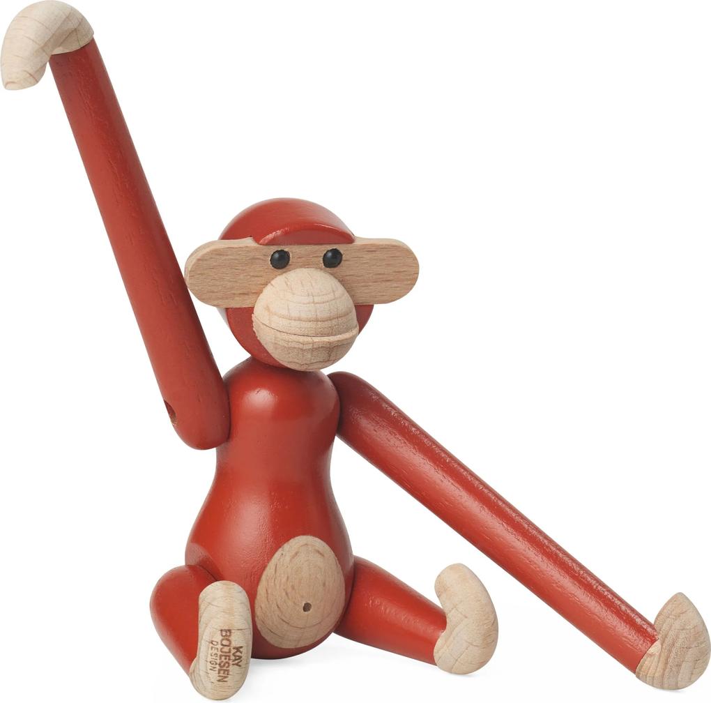 Figurka Kay Bojesen opice dřevěná mini zelená