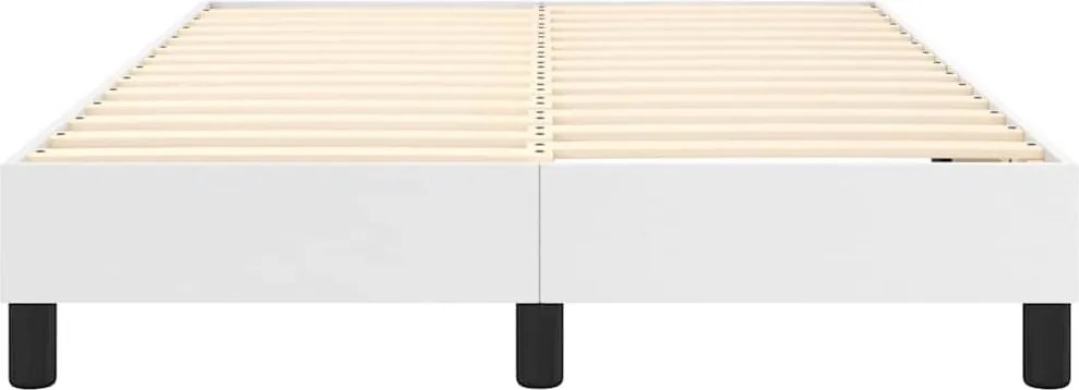 Rám postele s boxspringem bílý 120 x 200 cm umělá kůže 3120689