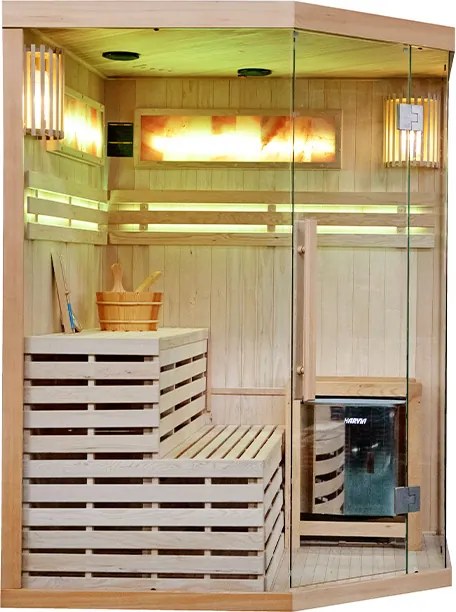 BPS-koupelny Finská sauna Relax HYD-3948 180x180, 5-6 osob