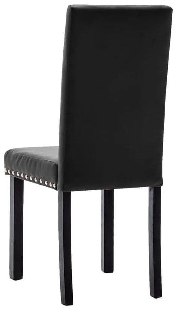 Petromila Jídelní židle 2 ks černé PVC