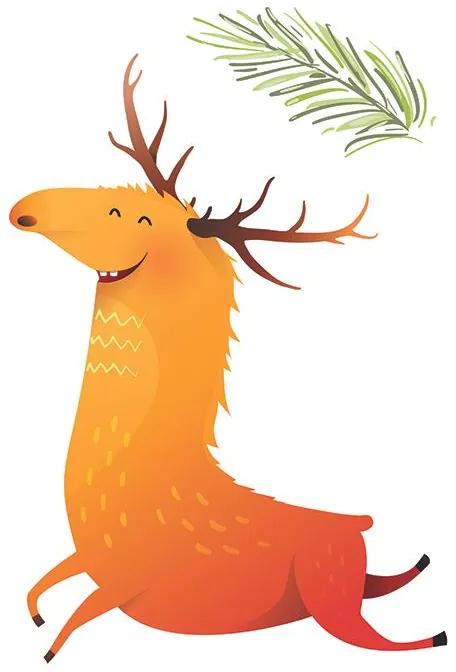 Plakát Smějící se jelen
