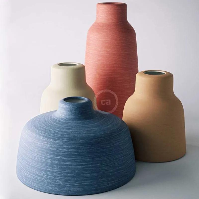 creative cables Keramické stínidlo ve tvaru misky z kolekce Materia Barva komponentu: Korálová