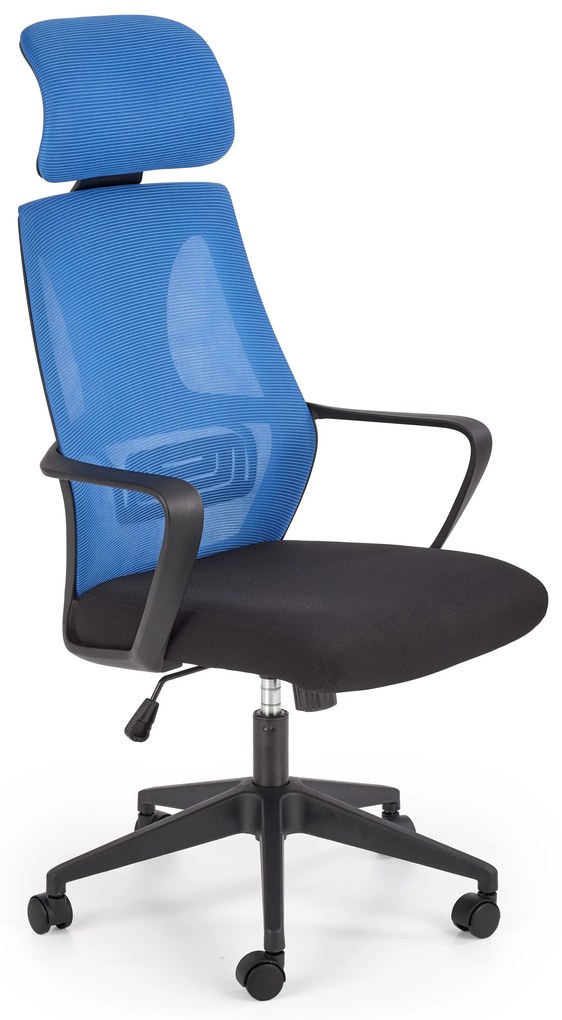 Kancelářská židle VALDEZ modrá / černá