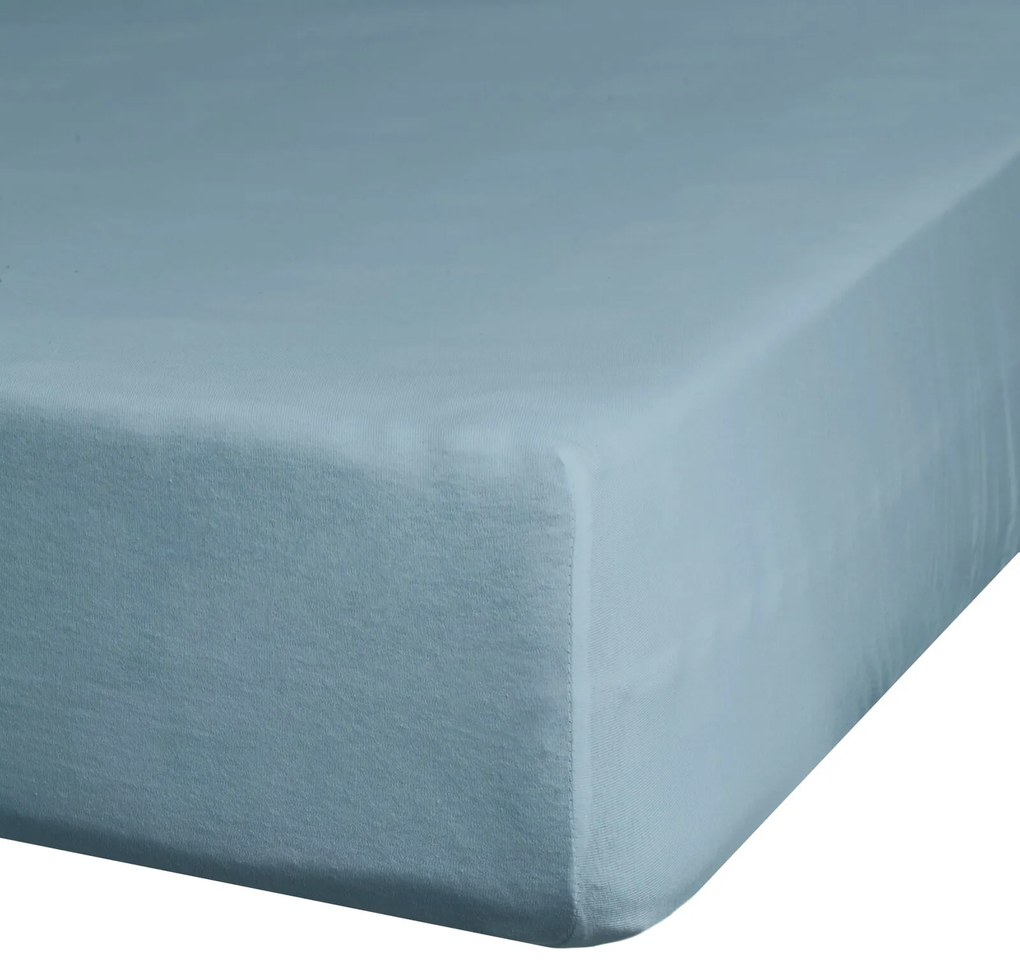 ELASTICKÉ JERSEY PROSTĚRADLO D91 160X200 CM, VÝŠKA 30 CM SVĚTLEMODRÁ