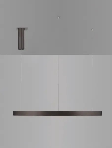 Moderní lustr Elowen 98 hnědá