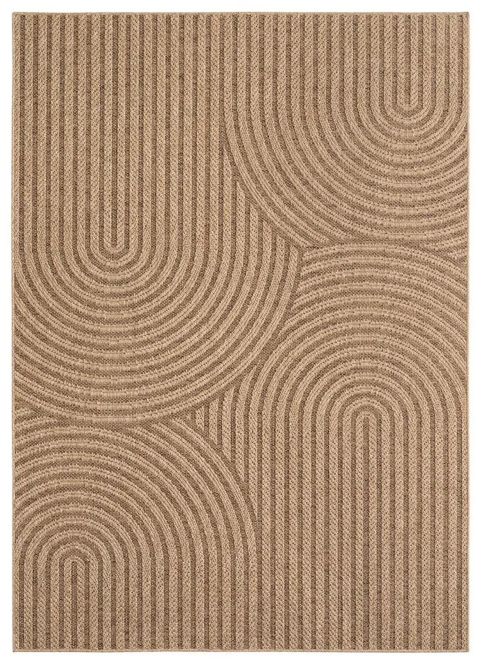 Hnědý vnitřní a venkovní koberec 80x150 cm Timber 1401 – Ayyildiz Carpets