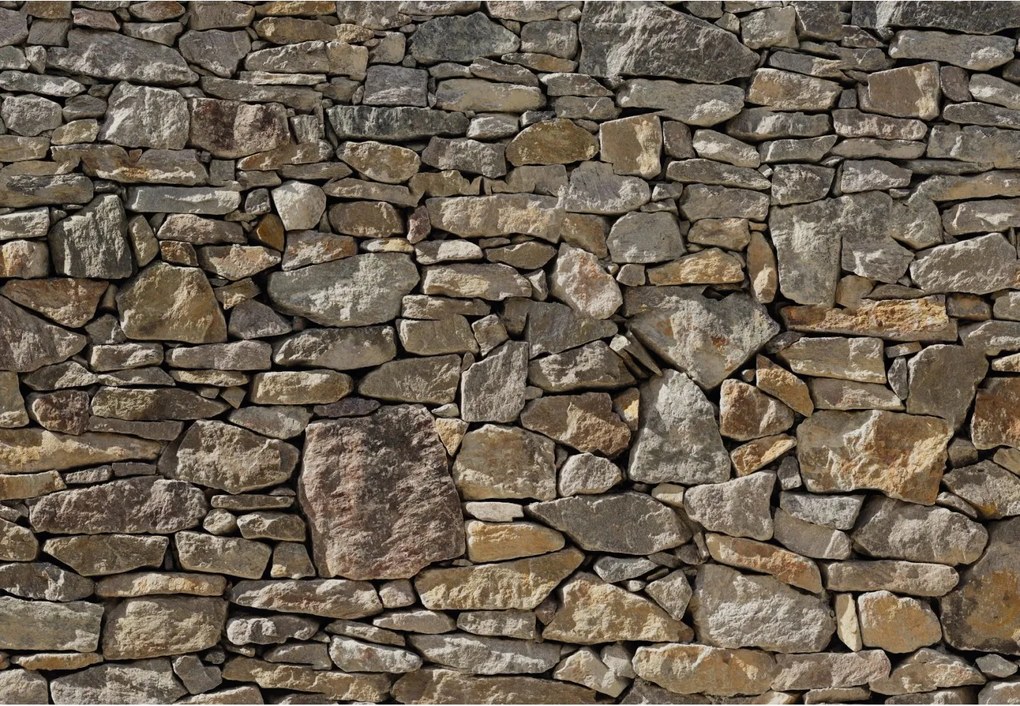 Komar Papírová fototapeta Stone Wall 368 x 254 cm