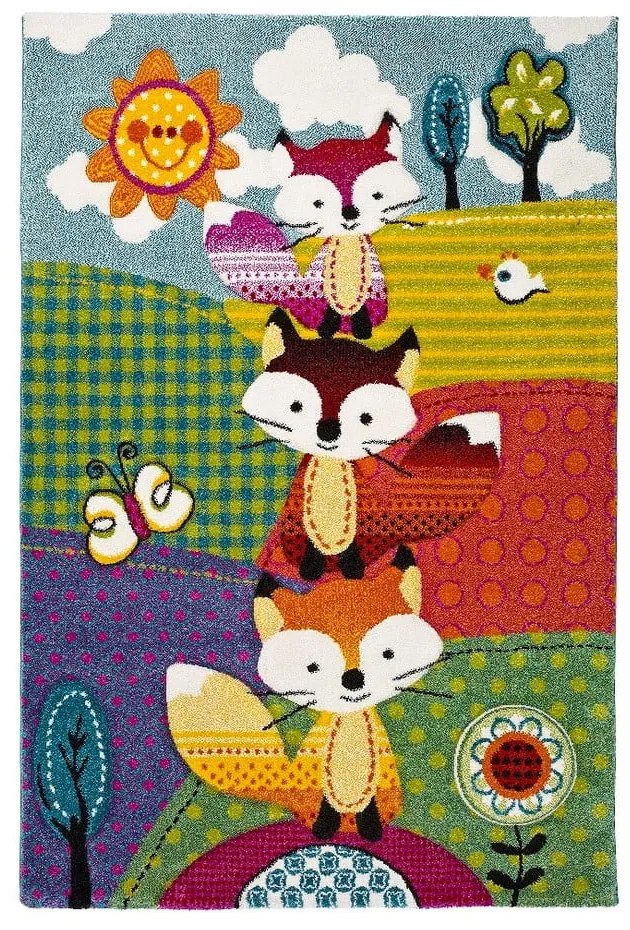 Dětský koberec Universal Kinder Foxes, 120 x 170 cm