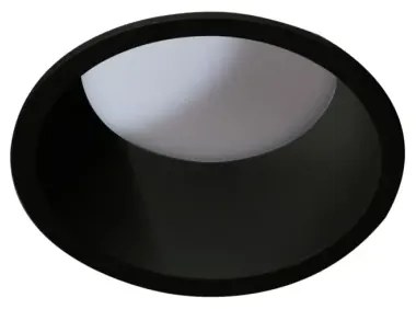 LED svítidlo Aida R9W do sádrokartonu černá