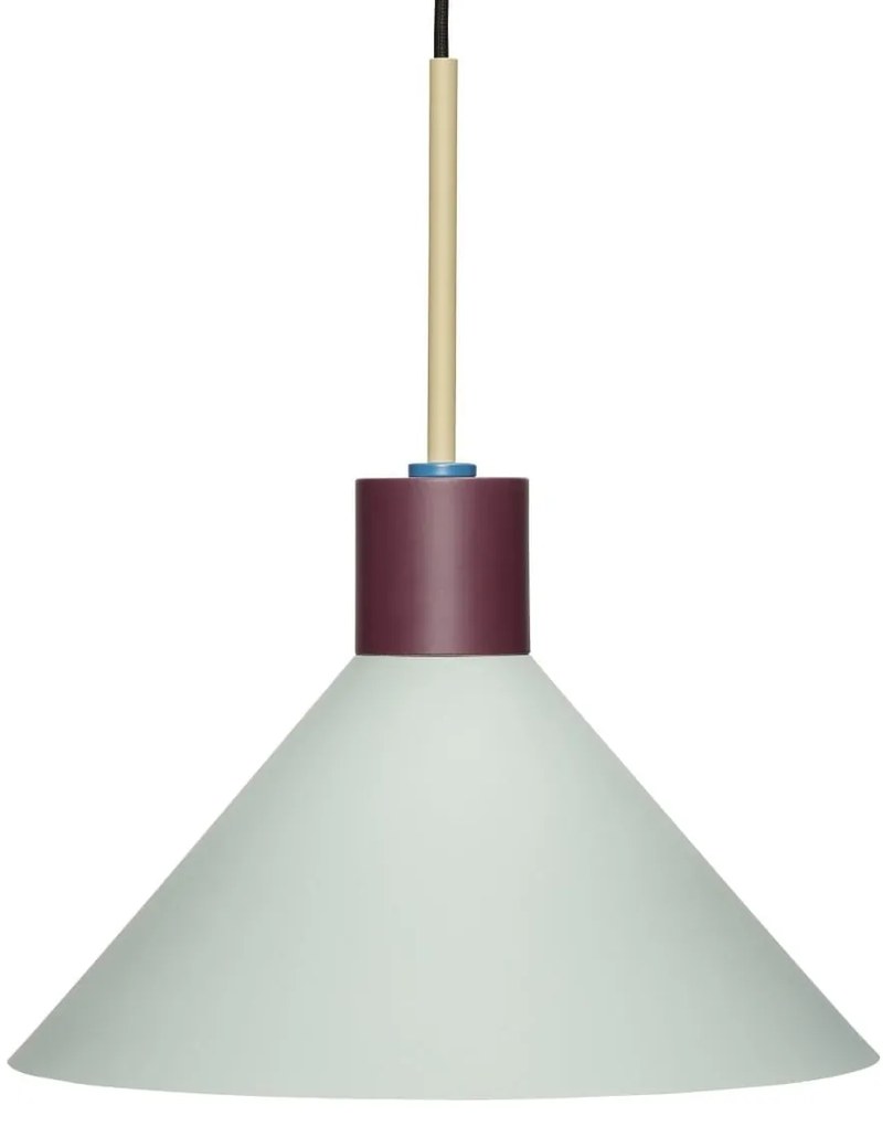 Hübsch Závěsná lampa Crayon Blue, modrá barva, kov, plast