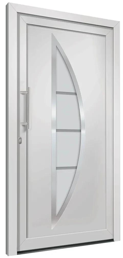Vchodové dveře bílé 98 x 190 cm - Default Title