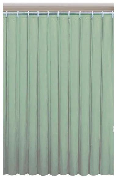 Aqualine Sprchový závěs 180 x 200 cm, polyester, zelená 0201104 Z