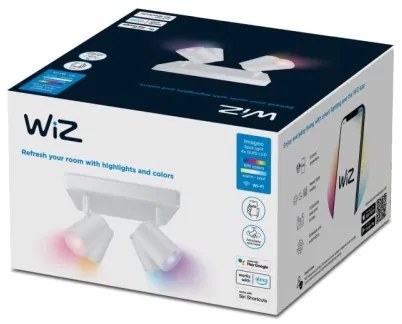 WiZ - LED RGBW Stmívatelné bodové svítidlo IMAGEO 4xGU10/4,9W/230V bílá Wi-Fi