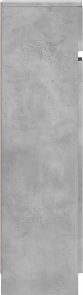 vidaXL Botník 100,5 x 28 x 100 cm kompozitní dřevo [840425] Barva: šedá sonoma