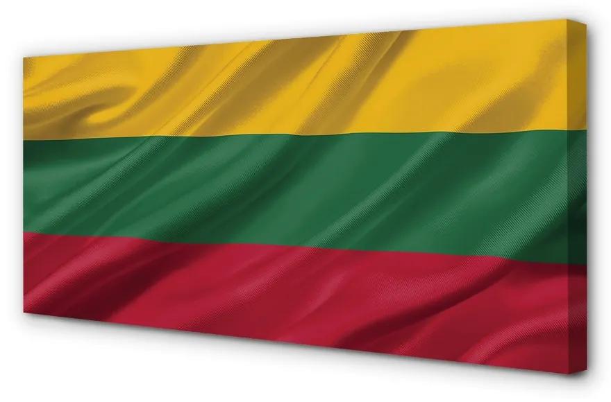Obrazy na plátně vlajka Litvy 125x50 cm