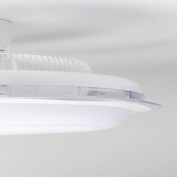 Brilagi - LED Stmívatelné svítidlo s ventilátorem RONDA LED/48W/230V bílá + DO
