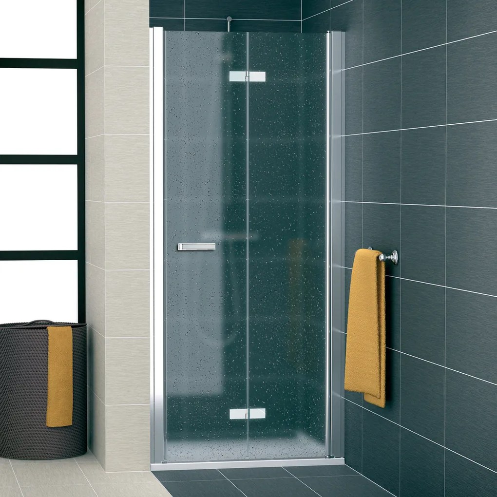 Sprchové dveře dvoudílné skládací 80 cm pravé (SLF1D 0800 50 44) SanSwiss
