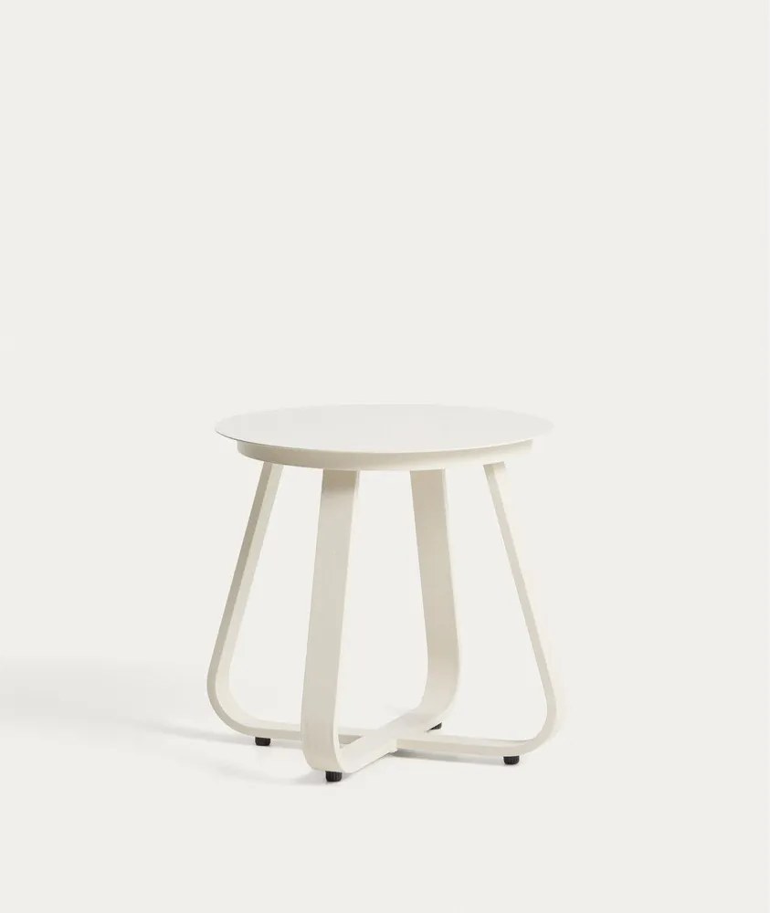 Kovový kulatý zahradní stolek ø 48 cm Tamaris – Kave Home