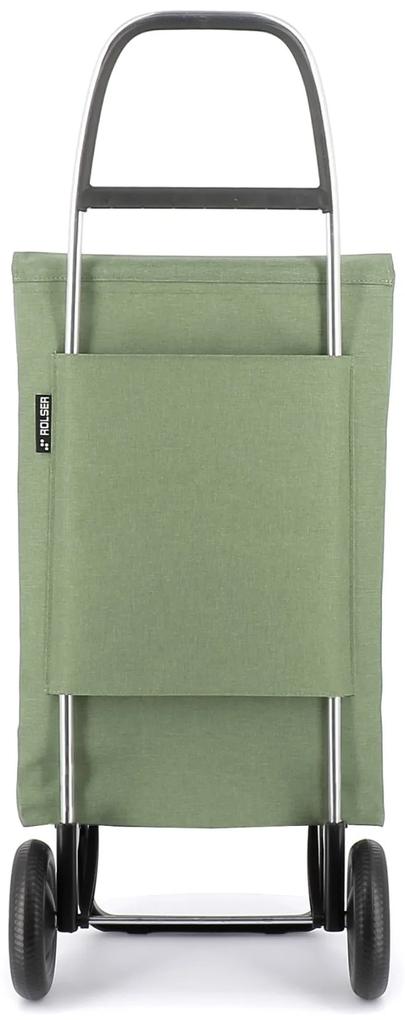 Rolser Jean Tweed 2 nákupní taška na kolečkách, zelená