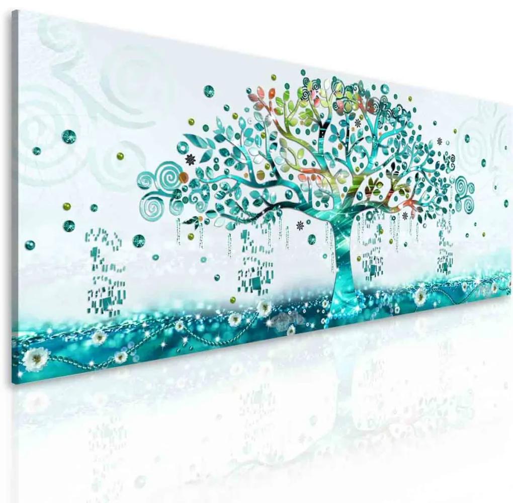 Obrazy tyrkysový strom (75x45 cm) - InSmile ®