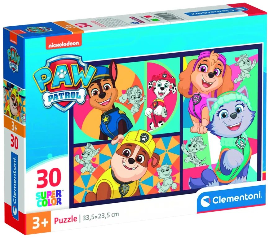 Clementoni - Puzzle 30 Tlapková Patrola
