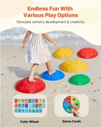 Kids Balanční odrazové můstky Senzorická překážková dráha 6 KS Venkovní – LY-2427