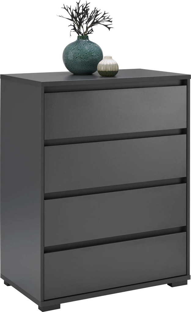 XXXLutz KOMODA, antracitová, 80/103/48 cm Carryhome - Široké komody - 000003007102