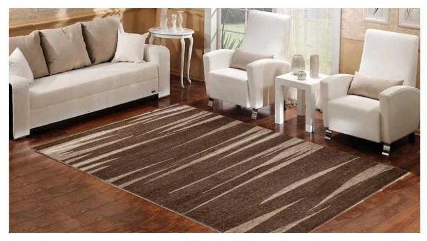 Kusový koberec Albi tmavě hnědý 300x400cm