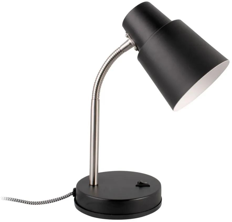 DNYMARIANNE -25% Time for home Černá kovová stolní lampa Jose