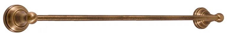 Slezák - RAV Držák ručníku 650,5 mm MORAVA RETRO - MKA0701/65SM, Stará mosaz (Bronz)